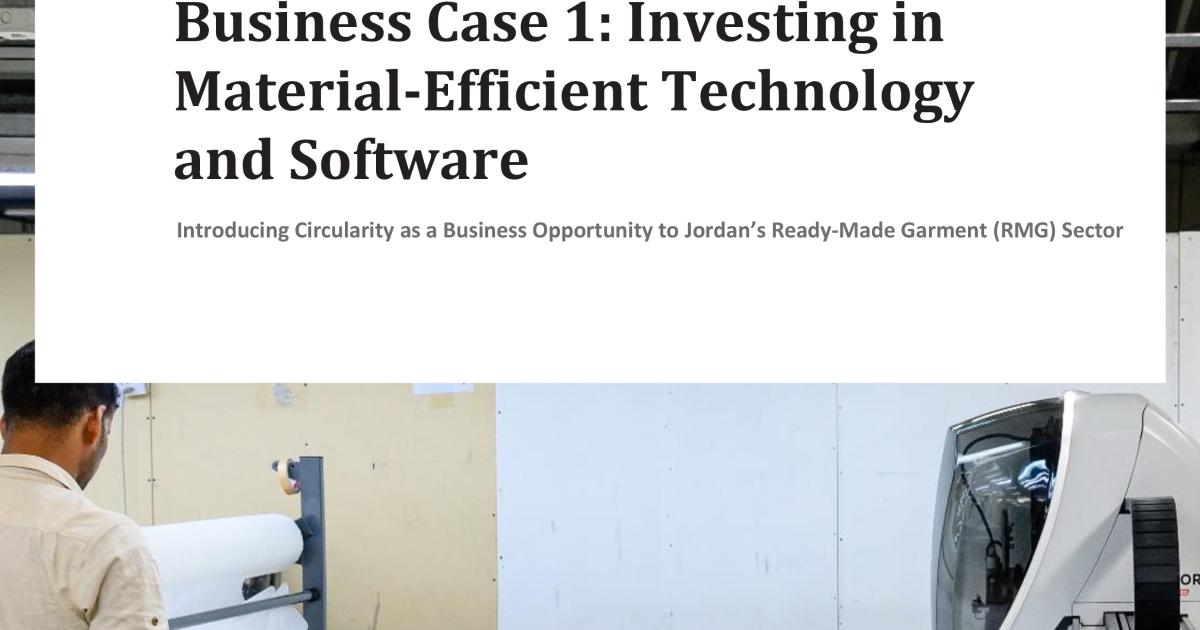 Business Case 1: Investing in Material-Efficient Technology and Software